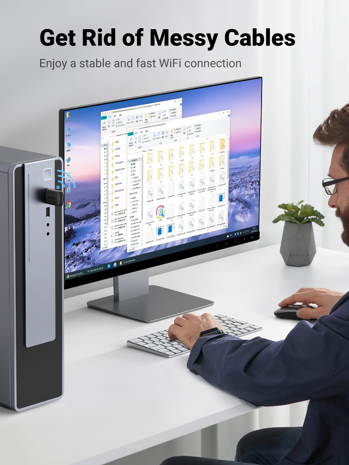UGREEN 20204 AC650 11ac Dual-Band Wireless USB Adapter – UGREEN-NZL